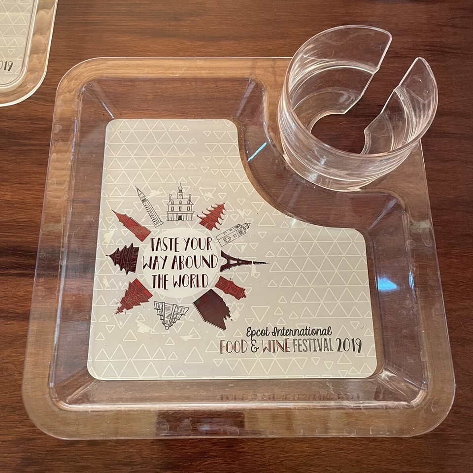 New Disney Appetizer Plate Tray 2019 Epcot Food And Wine Festival Taste ...