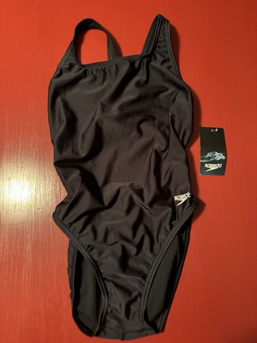 Speedo Women's Swimsuit One Piece Pro LT Solid Team Black Size 8/34 NWT ...