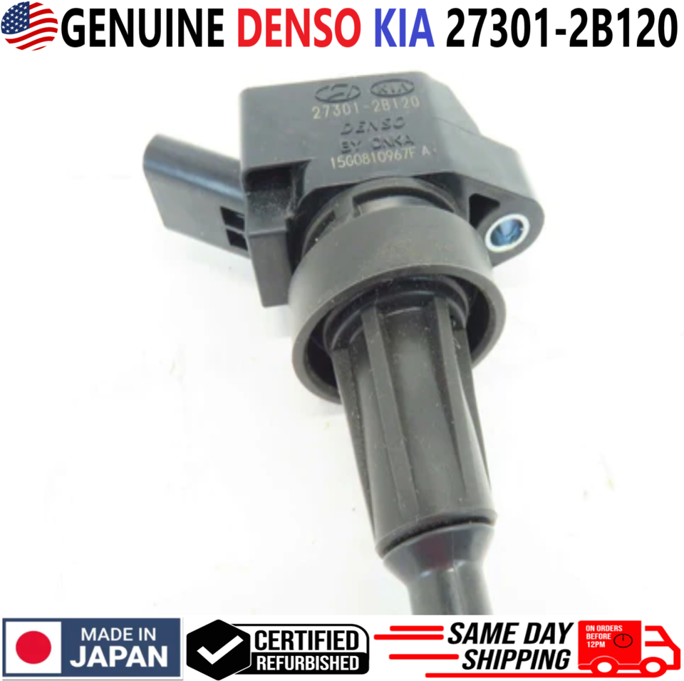 GENUINE DENSO x1 Ignition Coil For 2015-2022 Hyundai & Kia 1.6L I4 ...