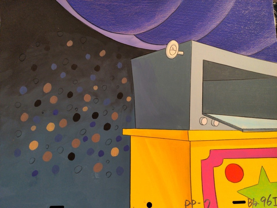 Animation cel BACKGROUND production art cels anime vintage cartoons ...