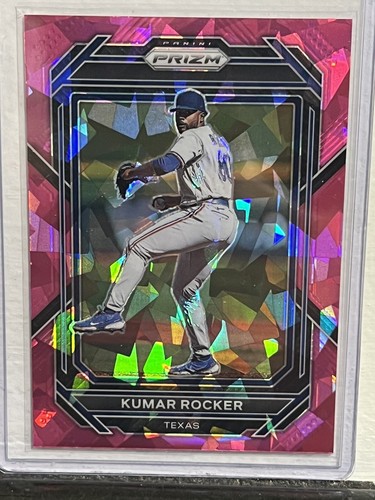2023 Panini Prizm Kumar Rocker Cracked Ice Prizm Rangers | eBay