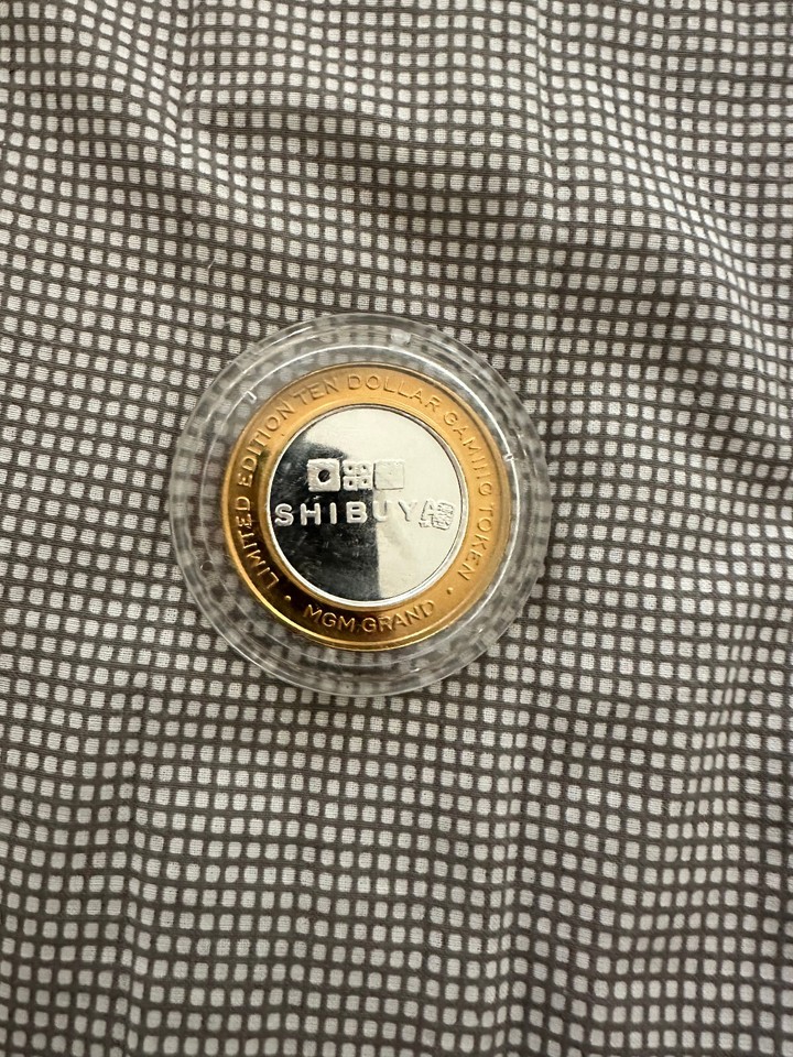 MGM Grand Ten Dollar Silver Coin .999 Fine Silver Shibuya | eBay