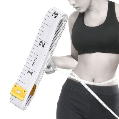 Soft Tape Measure 150cm 60in PVC Plastic for Measuring Chest/Waist ...
