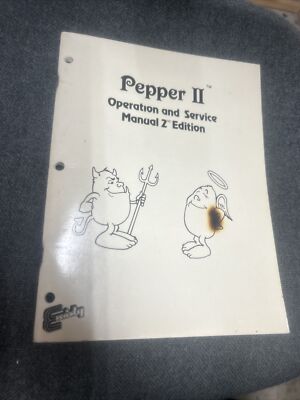 Exidy PEPPER 2 Arcade Video Game Manual - good used original | eBay