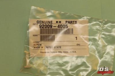 NOS KAWASAKI 1978-2005 KZ KZ1000 Police Plastic Screw 5X28 PART# 92009 ...