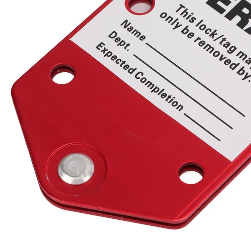 Writable Aluminum Alloy Safety Lockout Hasp With Tamperproof Locking ...