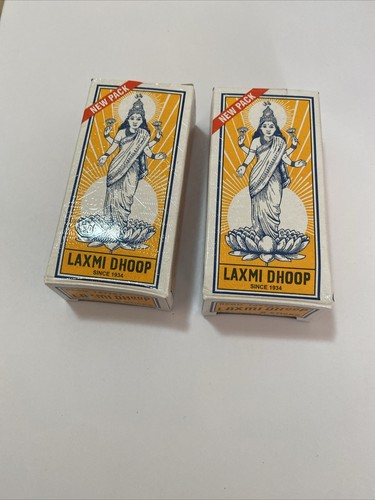 Laxmi Dhoop Indian Incense: 2 x 8 Stick Packs = 16 Logs (by Mysore ...