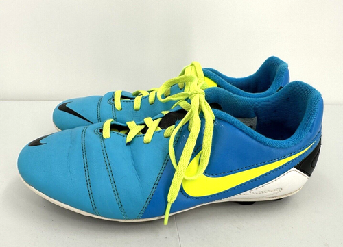 NIKE JR ENGANCHE III CTR 360 FG-R Soccer Cleats Youth Size 5 Blue ...
