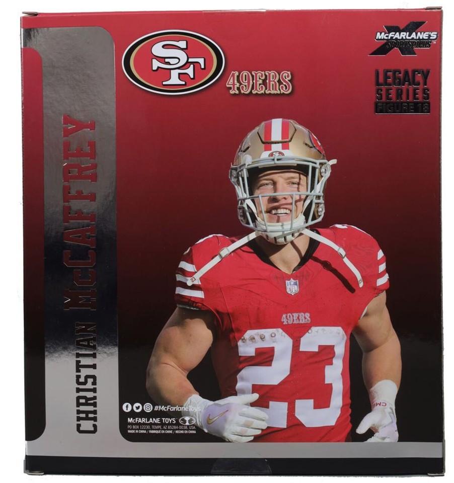 Christian McCaffrey San Francisco 49ers NFL Mcfarlane Legacy Figure | eBay