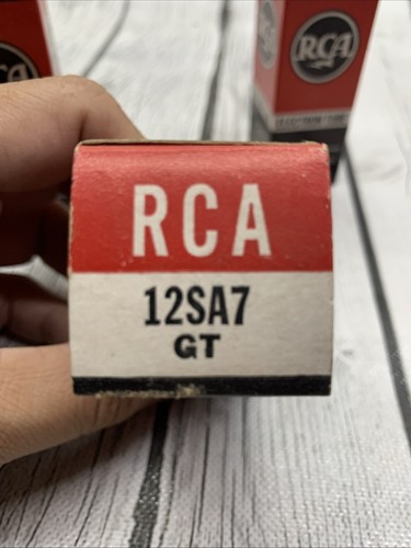 Vintage RCA 12SA7GT & 12SA7 Tubes (lot Of 3) Black Plates- From ...