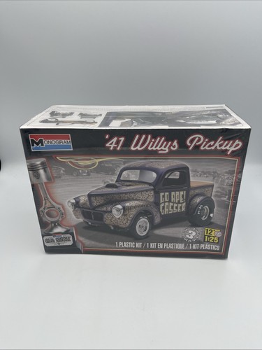 Monogram ‘41 Willys Pickup Go Ape Gasser Model Kit # 85-4058 Factory ...