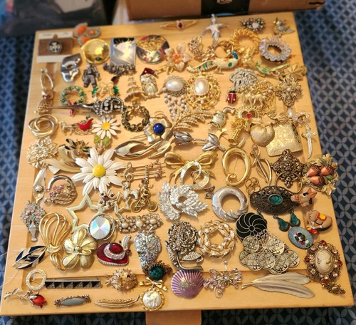 Vintage Brooch Collection, Huge Lot 100 Piece | eBay