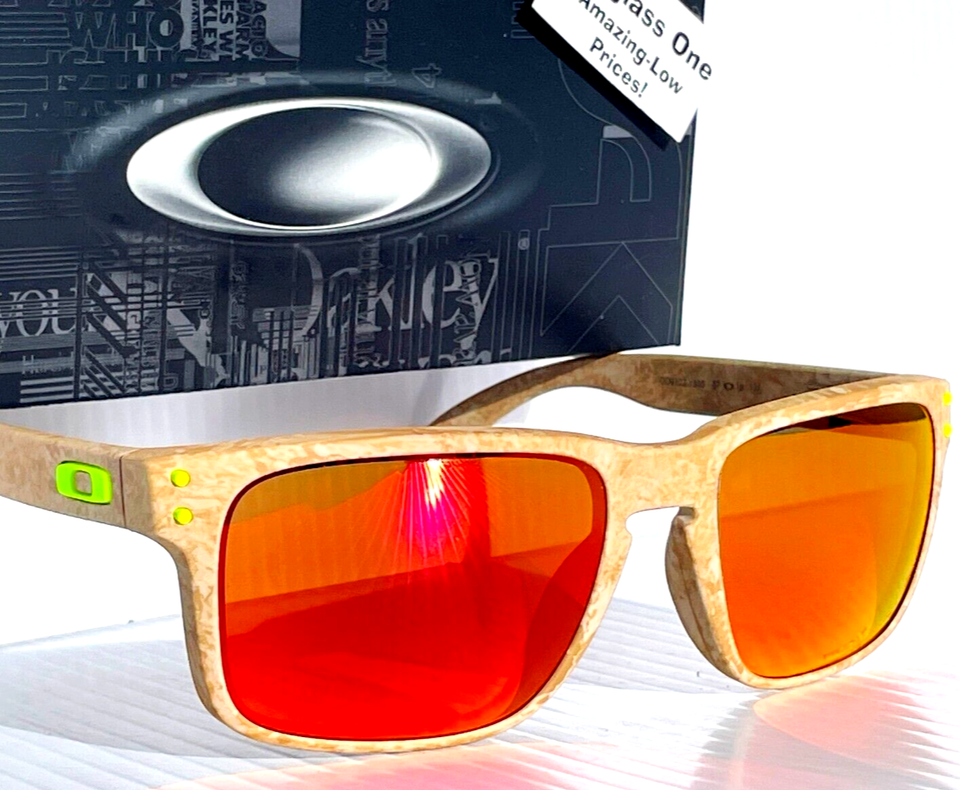 Oakley HOLBROOK Matte Stone Desert Tan POLARIZED PRIZM Ruby Sunglass ...