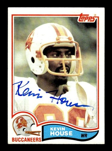 KEVIN HOUSE SIGNED 1982 TOPPS FOOTBALL #501 TAMPA BAY BUCCANEERS ON ...