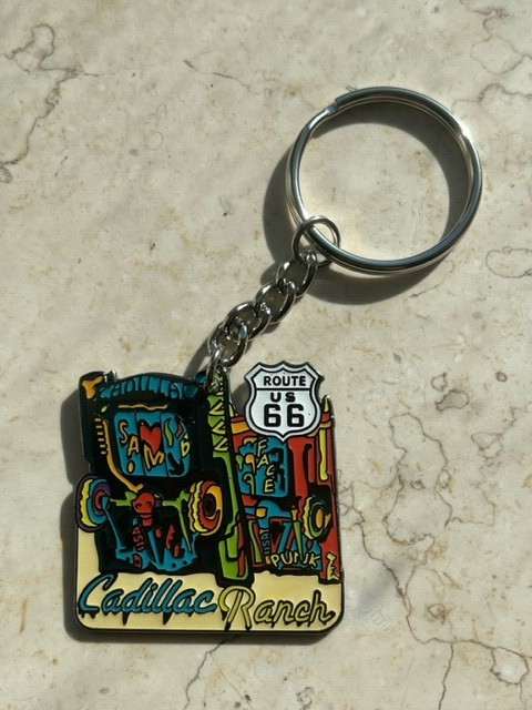 Cadillac Ranch Route 66 Road Keychain | eBay