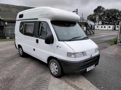 Fiat DUCATO 10 TD SWB 1.9 td 2 BERTH MOTORHOME 2002 Registered 02 Plate ...