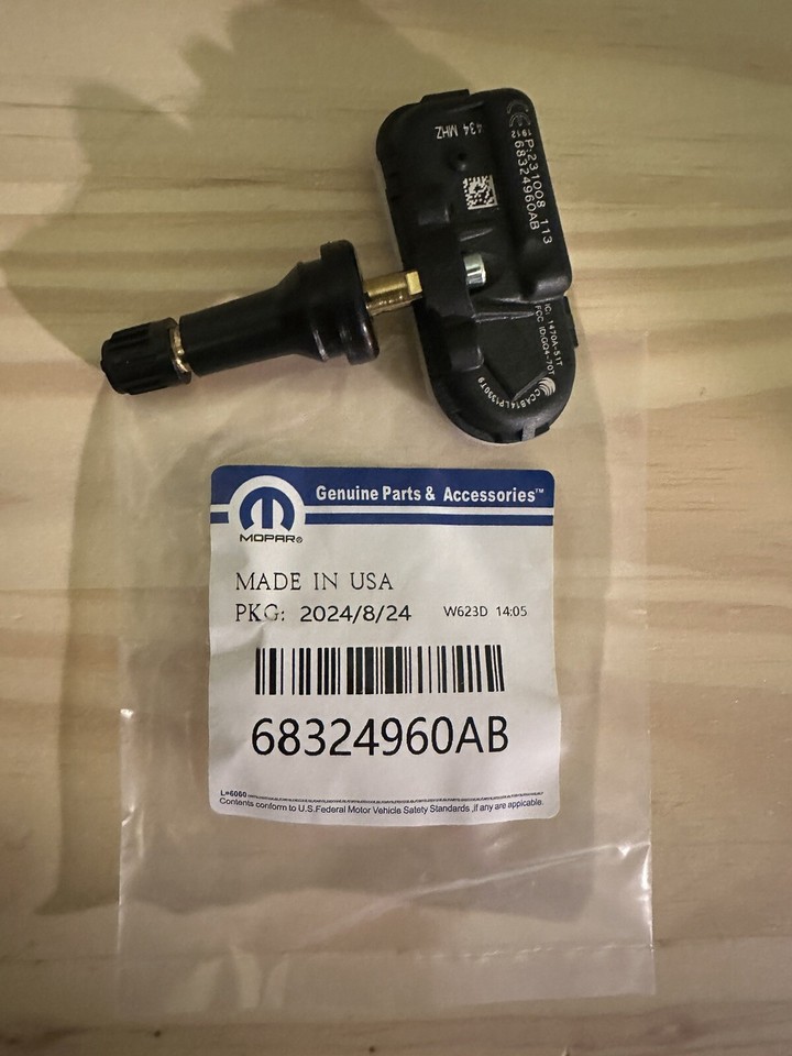 2014-2020 Ram Jeep Cherokee Mopar 4PCS TPMS Tire Pressure Monitoring ...