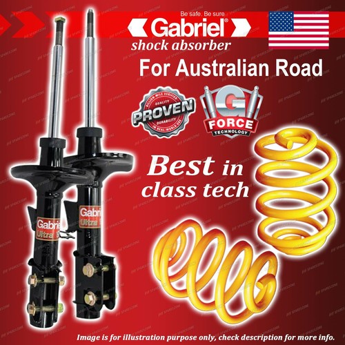 Front Ultra Shocks + Ultra Low King Coil Springs for Holden Commodore ...