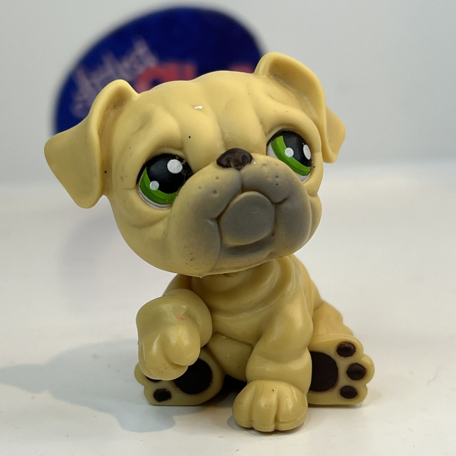 BULLDOG DOG #107 - Authentic Littlest Pet Shop - Hasbro LPS | eBay