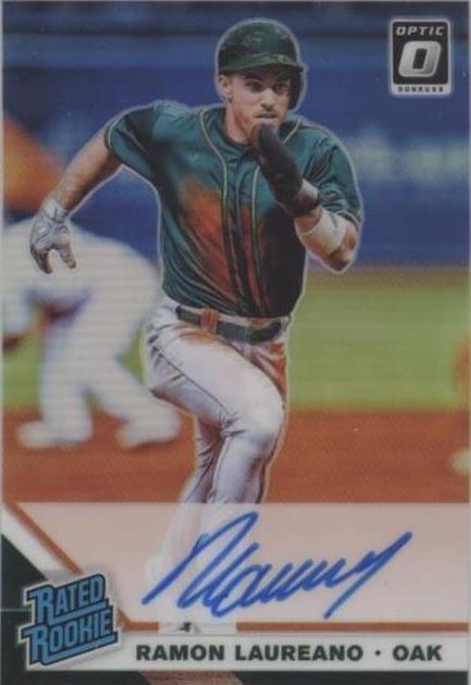 2019 Panini Donruss Optic - Rated Rookie Signatures Ramon Laureano #RRS ...