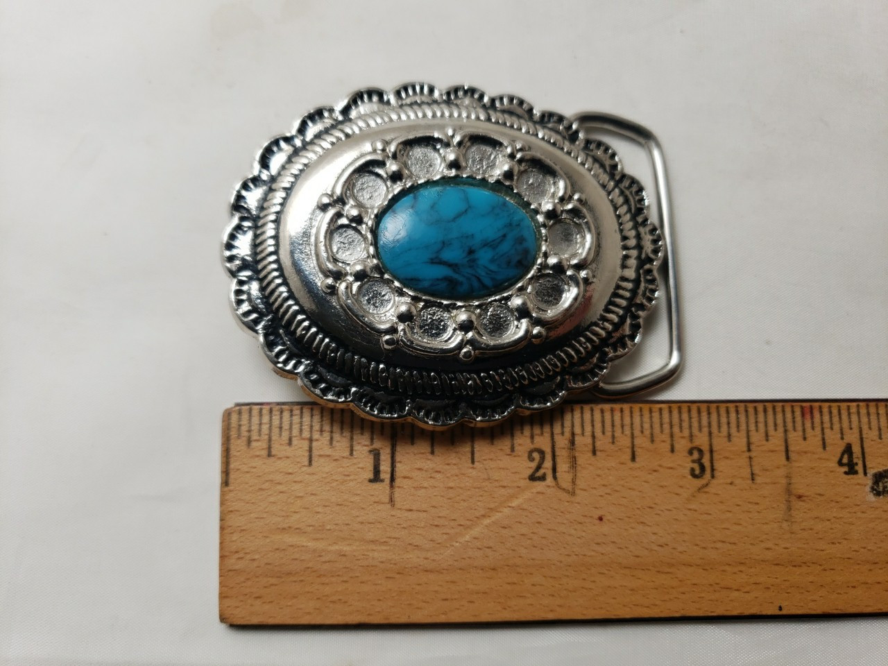 Western Style imitation Turquoise Stone Belt Buckle 162 | eBay