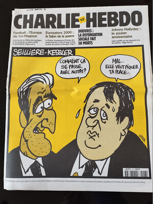 Charlie hebdo n°418 du 21/06/2000; Seillière-Kessler | eBay