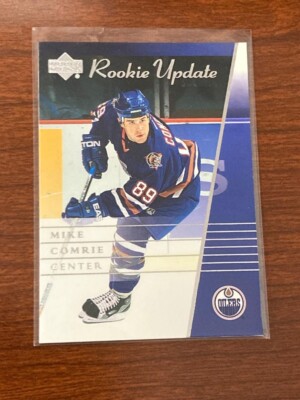 MIKE COMRIE 2002-03 UPPER DECK ROOKIE UPDATE EDMONTON OILERS CARD #41 ...
