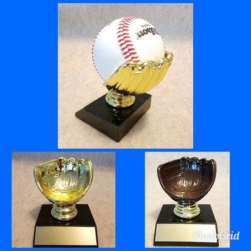 Baseball Holder Display with Free Personalized Plaque Included - Trophy ...