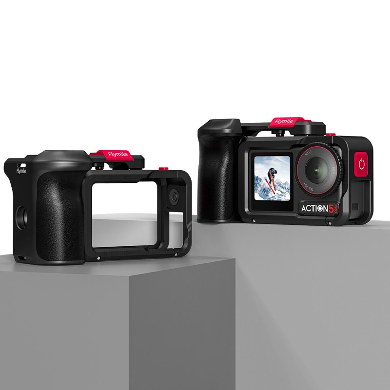 For DJI ACTION 4/3/5 Pro Street Photography Handheld Camera Rabbit Cage ...