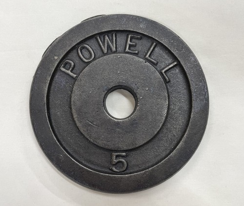 Powell 5 lb Barbell Weight Plate, standard 1" hole, single plate | eBay