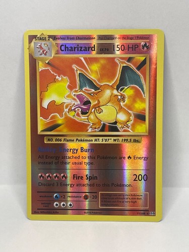 Pokemon TCG Evolutions Charizard 11/108 Reverse Holo Rare | eBay