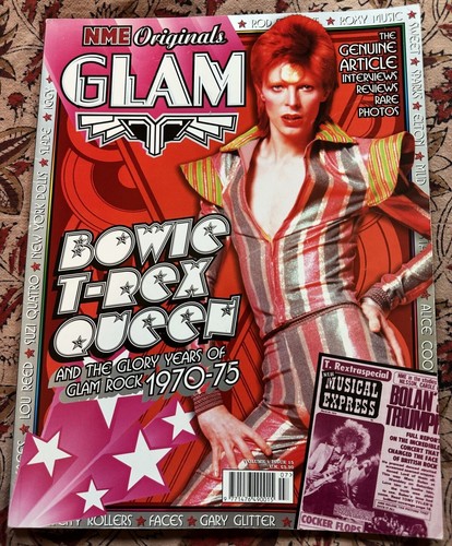 Glam Rock NME rare UK magazine Bowie T-Rex Marc Bolan Roxy Music Queen ...
