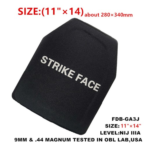 UHMWPE NIJ IIIA Bulletproof Ballistic Plates Level 3A Stand Alone Body ...