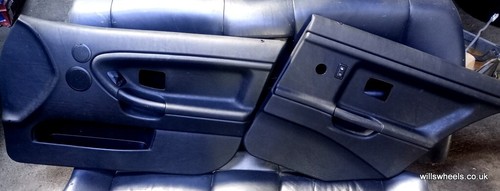 BMW E36 RHD Saloon Touring Black Leather Lux Door Cards (Need small ...