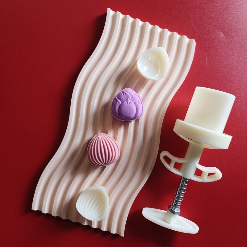 Cookie Mold Moon Chestnut Mooncake Maker Cutter-Mold Hand Pressure DIY ...