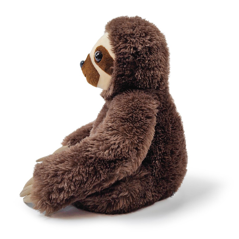 15'' Sloth Plush Stuffed Animal Soft Fluffy Sitting Plushie Sloth Toy ...