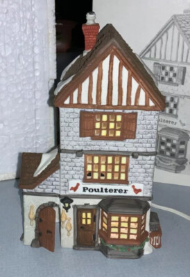 Dept 56 Poulterer - Dickens Village Series with Original Box and Light ...