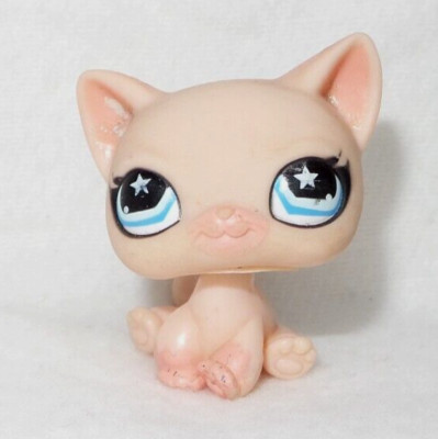 LITTLEST PET SHOP PETSHOP LPS #959 HASBRO CAT CHAT SIAMOIS ROSE YEUX ...