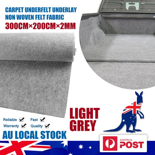 3mX2m Grade Felt Non Woven Fabric Carpet Underfelt Speaker Boot Van ...