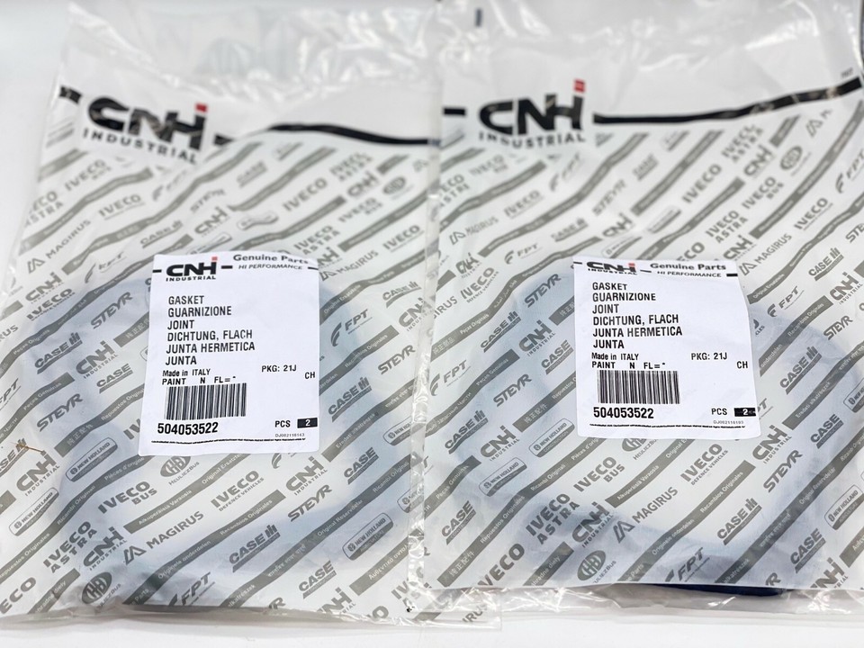 CNH 504053522 ROCKER COVER GASKETS (X4) FPT Case IH New Holland 2852033 ...
