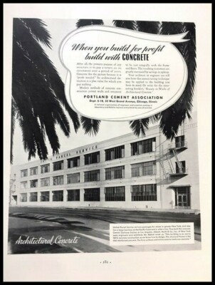 1937 USPS Building Los Angeles Vintage Advertisement Print Art Ad ...