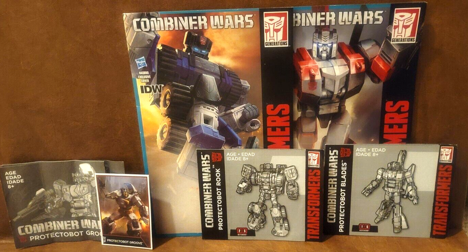 5 Transformers Combiner Wars Defensor Protectobots Combiner Set with ...