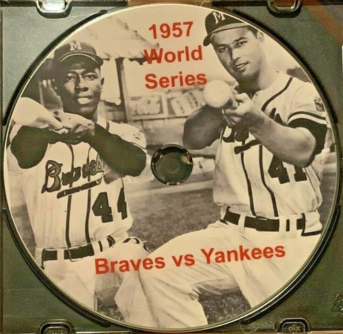 1957 World Series Milwaukee Braves vs New York Yankees Spahn Hank Aaron ...