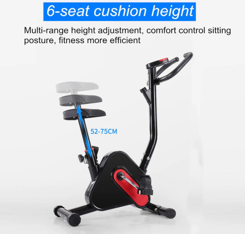 Exercise Bike Fitness Cycling Stationary Bicycle Cardio Indoor Workout ...