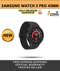 NEW Samsung Galaxy Watch 5 Pro 45mm (SM-R925U) - (WiFi + LTE/Cellular ...