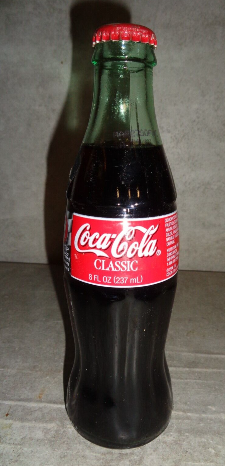 1999 Jeff Burton # 99, Coca-Cola Racing Family, 1 - 8 Oz Coke Bottle ...