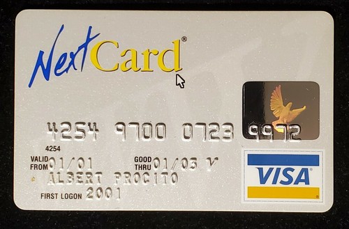 Next Card Visa Credit Card exp 2003. cc1012 | eBay