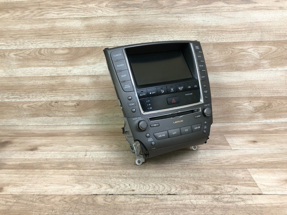 LEXUS OEM IS250 IS350 FRONT NAVIGATION RADIO STEREO SCREEN GPS HEADUNIT ...