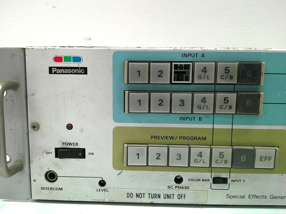 Panasonic Vintage Special Effects Generator WJ-4600B | eBay