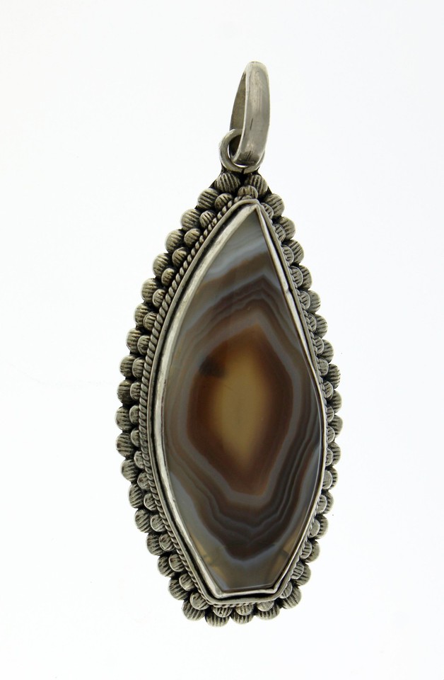 Old Pawn Navajo Native American Sterling Silver Lavender Purple Agate ...